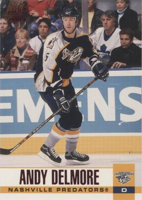 2003-04 Pacific - Red #186 Andy Delmore for sale online | eBay