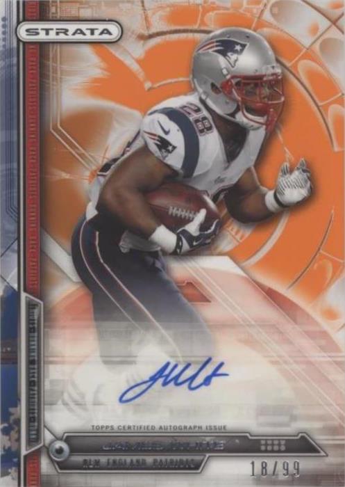 2014 Topps Strata - Rookie Autographs Orange Topaz #177 James White /99 ...