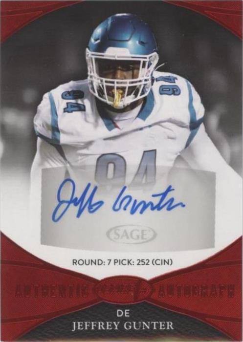 2022 Sage Aspire - Jeffrey Gunter #ASP-JG Red (AU, RC) for sale online ...