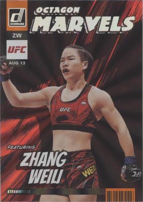 2023 Donruss UFC - Octagon Marvels Holo Orange Laser #19 Zhang Weili ...