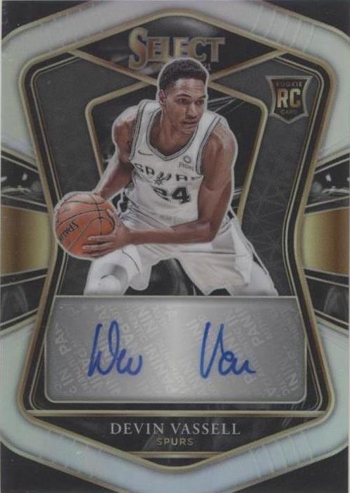 2020-21 Panini Select - Rookie Signatures Devin Vassell #RS-VAS /249 ...