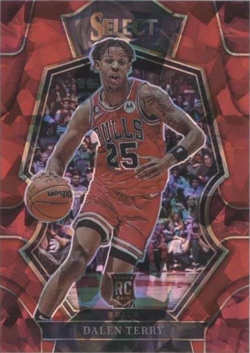 2022-23 Panini Select - Premier Level Red Cracked Ice Prizm #188 Dalen ...