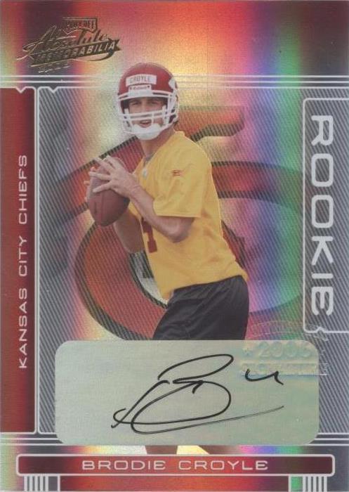 2006 Playoff Absolute Memorabilia - Rookie #221 Brodie Croyle /349 (AU ...