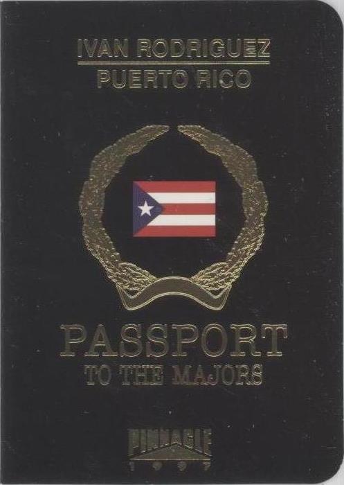 1997 Pinnacle - Passport to the Majors #12 Ivan Rodriguez for sale ...