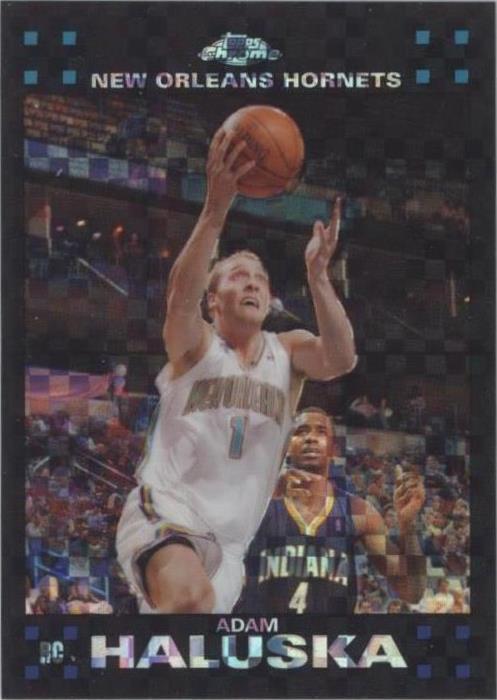 2007-08 Topps Chrome - Adam Haluska #127 X-Fractor /50 (RC) for sale ...