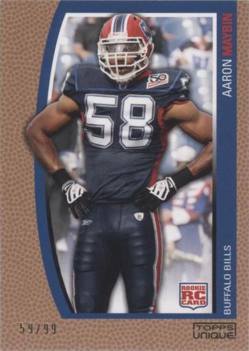 2009 Topps Unique - Bronze Select #156 Aaron Maybin /99 (RC) for sale ...