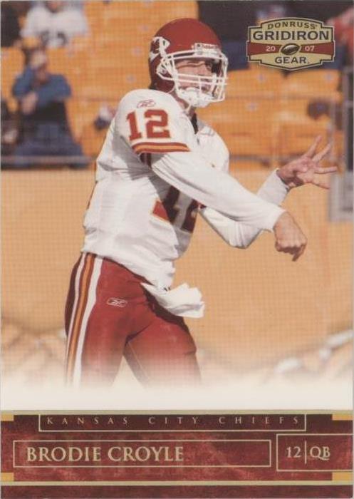 2007 Donruss Gridiron Gear - Gold #94 Brodie Croyle /200 for sale ...