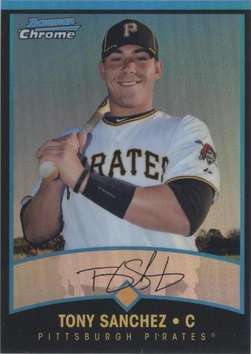 2011 Bowman Chrome - Throwbacks Refractor #BCT1 Tony Sanchez /99 (RC ...