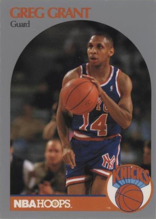 1990-91 NBA Hoops - Position on Front #421 Greg Grant (RC) for sale ...