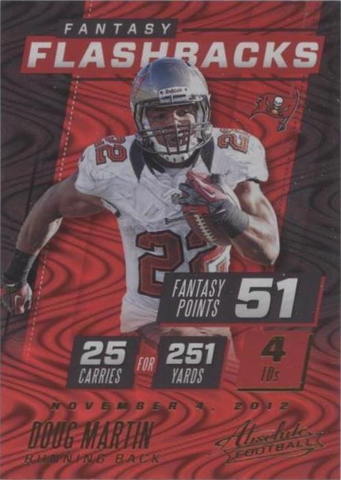 2017 Panini Absolute - Fantasy Flashbacks Doug Martin #4 for sale ...