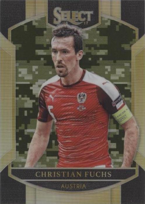 2016-17 Panini Select - Terrace Christian Fuchs #58 Camo Prizm /20 for ...