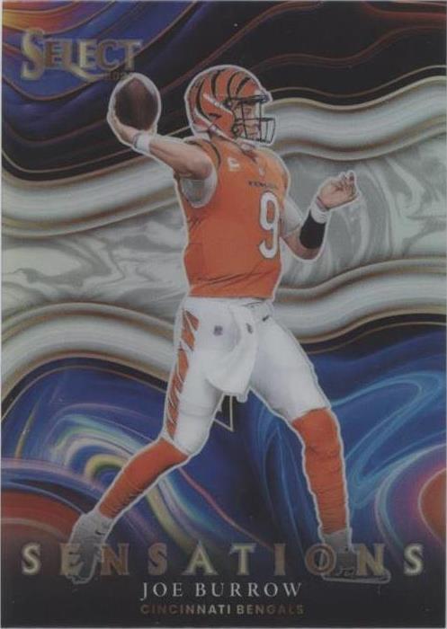 2021 Panini Select - Sensations Joe Burrow #SEN-25 Silver Prizm for ...