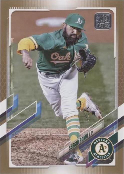 2021 Topps Update Series - Gold #US283 Sergio Romo /2021 for sale ...