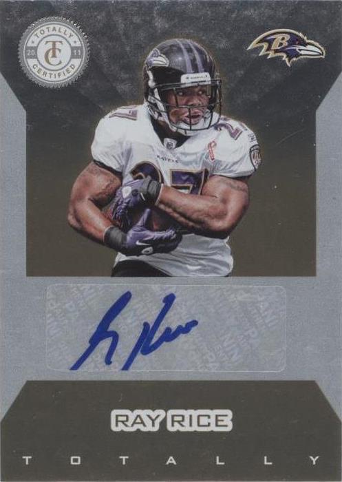 2011 Panini Totally Certified - Signatures Totally Gold #RRI Ray Rice ...