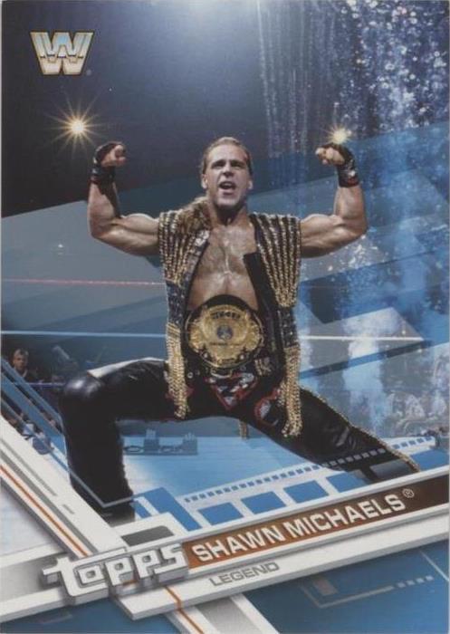 2017 Topps WWE Then Now Forever - Blue #195 Shawn Michaels /99 for sale online | eBay