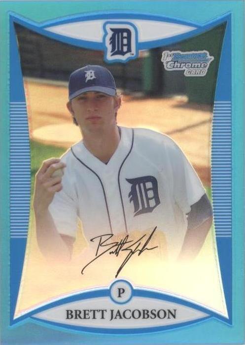 2008 Bowman Draft Picks & Prospects - Prospects Chrome Blue Refractor # ...