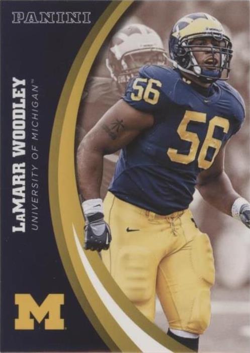 2015 Panini Michigan Wolverines - LaMarr Woodley #24 for sale online | eBay