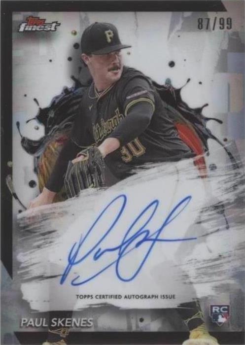 2024 Topps Finest - Finest Mystery Redemption Autographs Paul Skenes # ...