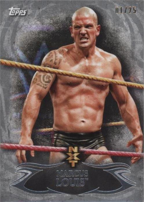 2015 Topps WWE Undisputed - Nxt Prospects Marcus Louis #NXT 24 Silver ...