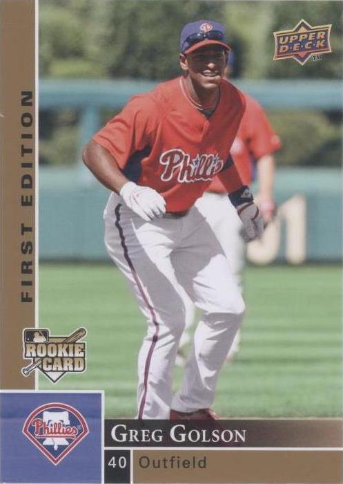2009 Upper Deck First Edition - Greg Golson #224 for sale online | eBay