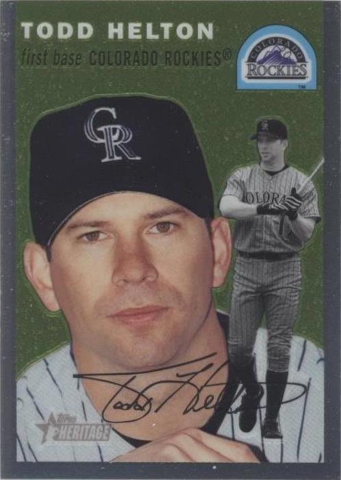 2003 Topps Heritage - Chrome #THC8 Todd Helton /1954 for sale online | eBay