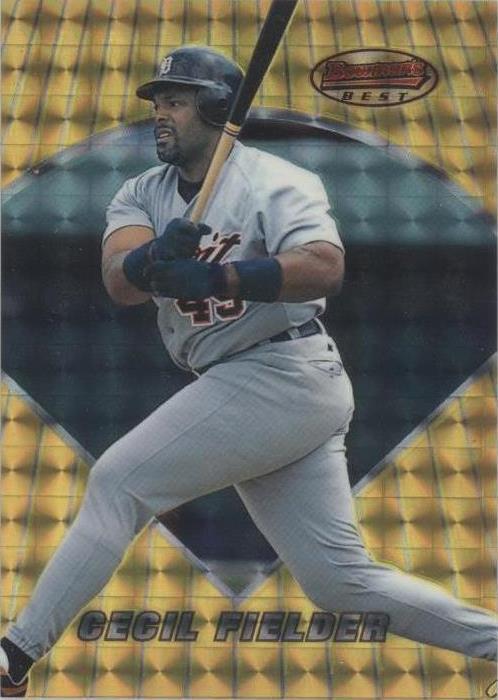 1996 Bowman's Best - Cecil Fielder #5 Atomic Refractor for sale online ...