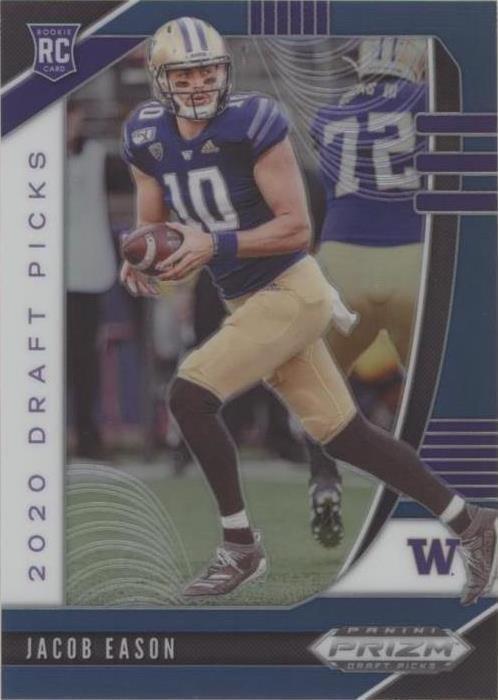 2020 Panini Prizm Draft Picks - Draft Picks Rookies Jacob Eason #115 ...