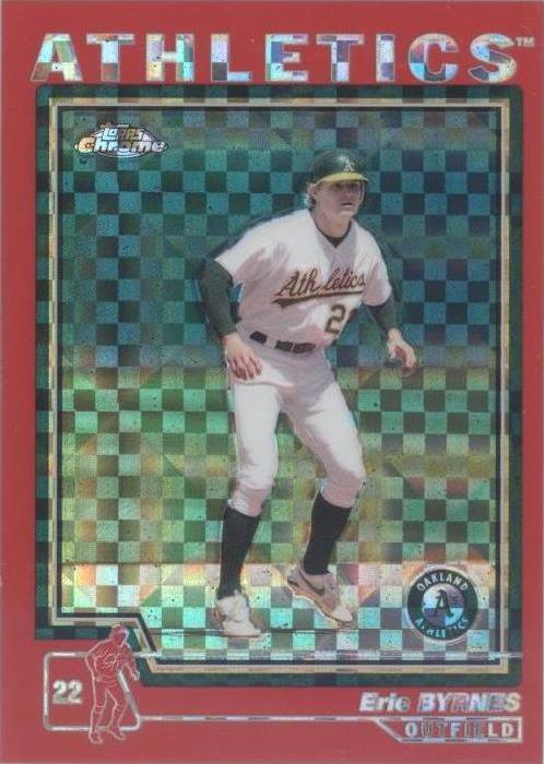 2004 Topps Chrome - Red X-Fractor #192 Eric Byrnes for sale online | eBay