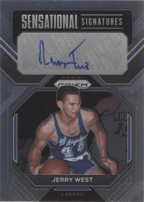 2022-23 Panini Prizm - Sensational Signatures Jerry West #SS-JR (AU ...