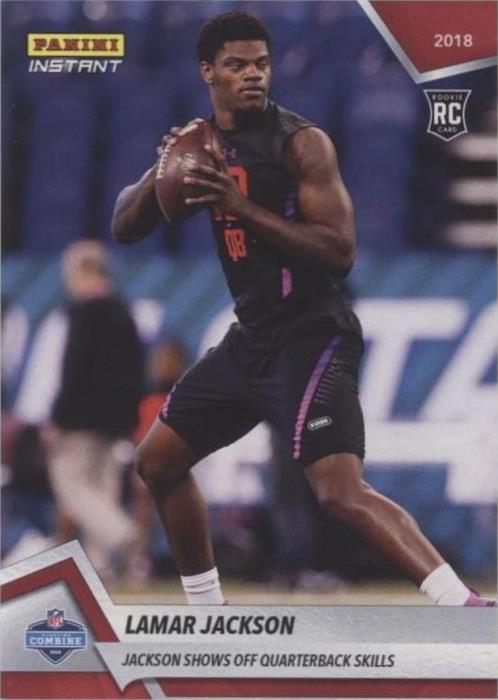 2018 Panini Instant NFL - NFL Combine #5 Lamar Jackson (RC) for sale ...
