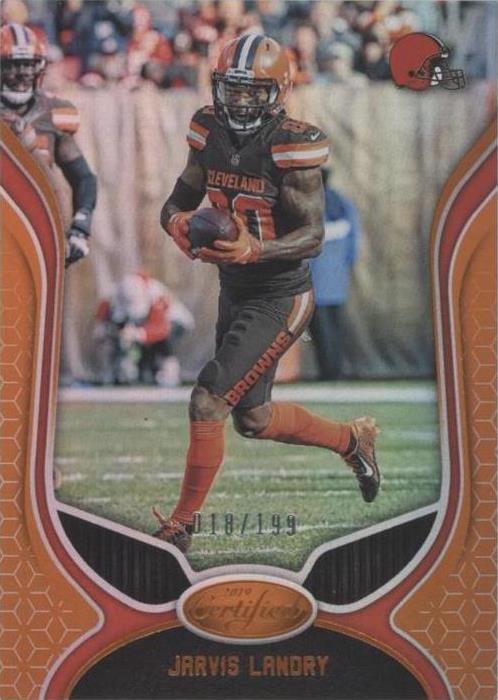 2019 Panini Certified - Mirror Orange #20 Jarvis Landry /199 for sale ...