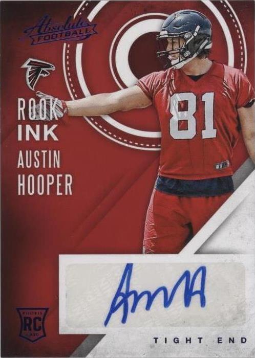 2016 Panini Absolute - ROOK Ink Austin Hooper #6 Blue (AU, RC) for sale ...
