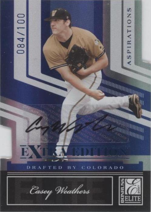 2007 Donruss Elite Extra Edition - Aspirations Die-Cut Signatures #12 ...