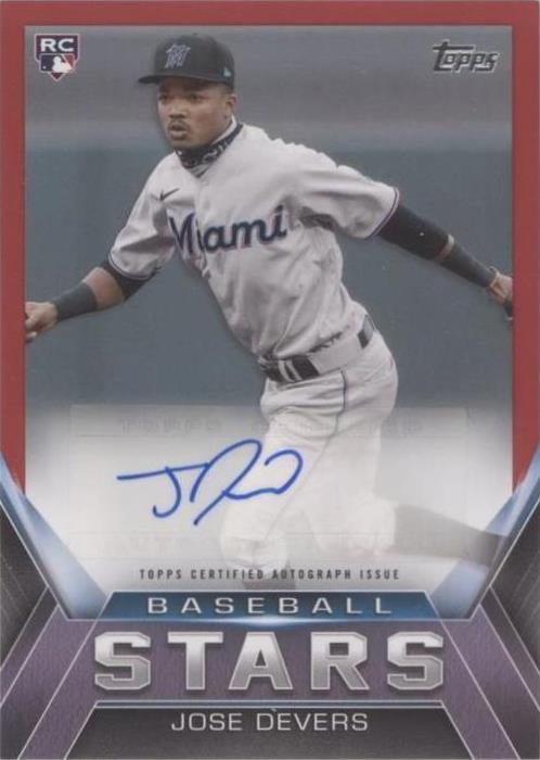 2021 Topps Update Series - Baseball Stars Autographs Red #BSA-JDE Jose ...