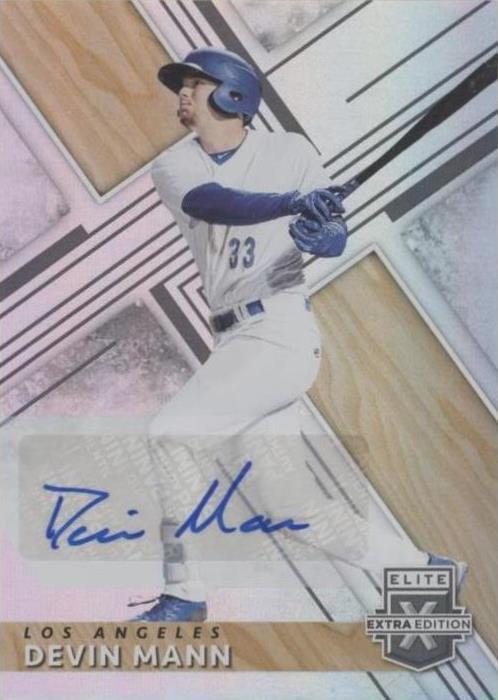 2019 Panini Elite Extra Edition - Devin Mann #121 Autographs (AU, RC ...