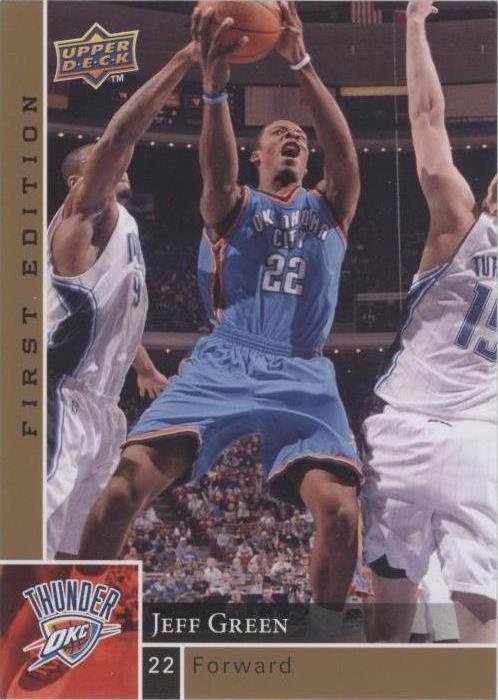 2009-10 Upper Deck First Edition - Gold #120 Jeff Green for sale online ...