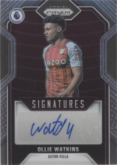 2021-22 Panini Prizm Premier League - Signatures Ollie Watkins #S-OW ...