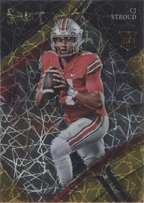 2023 Panini Select Draft Picks - Field Level Gold Lazer Prizm #102 C.J ...