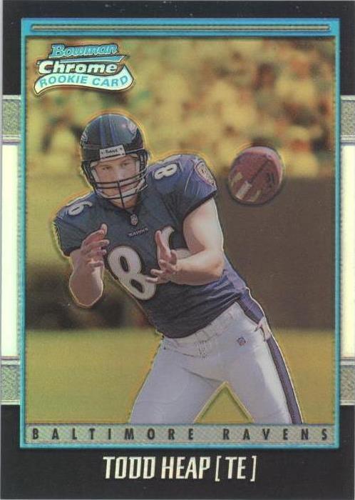 2001 Bowman Chrome - Rookie Refractor Gold Refractor #169 Todd Heap /99 ...