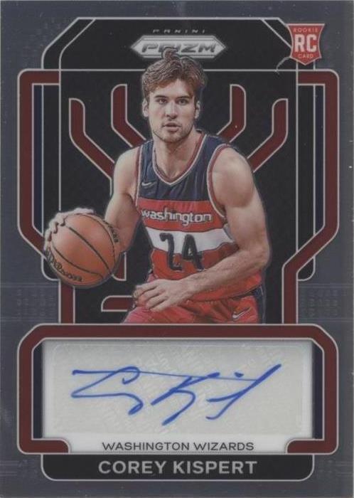2021-22 Panini Prizm - Rookie Signatures Corey Kispert #RS-CKI (AU, RC ...
