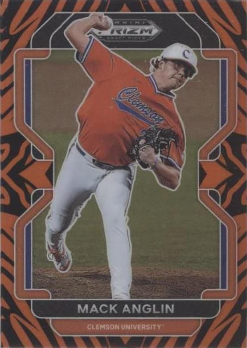 2022 Panini Prizm Draft Picks - Tiger Stripe Prizm #PDP205 Mack Anglin ...