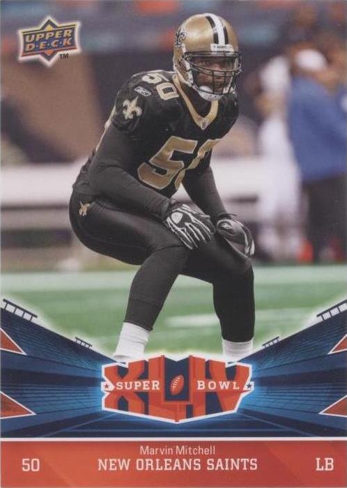 2010 Upper Deck Super Bowl XLIV Champions - #35 Marvin Mitchell for ...