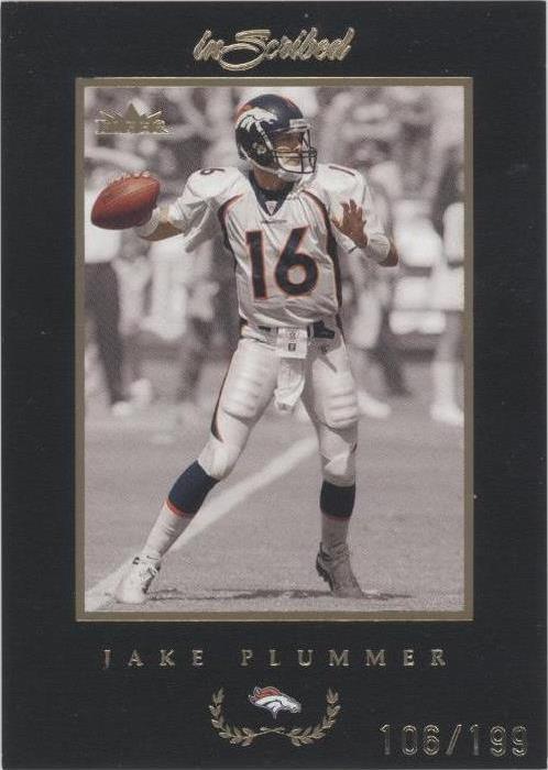 2004 Fleer inScribed - Black Border Gold #63 Jake Plummer /199 for sale ...