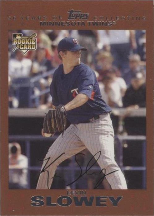 2007 Topps Updates & Highlights - Copper #UH173 Kevin Slowey /56 (RC ...