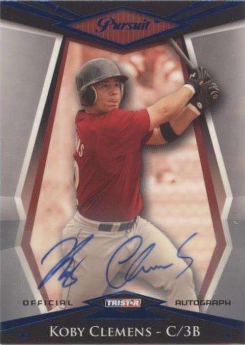 2011 TRISTAR Pursuit - Blue Autographs #34 Koby Clemens /50 (AU) for ...