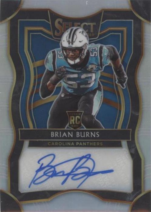 2019 Panini Select - Rookie Signatures Brian Burns #RS-23 /199 (AU, RC ...