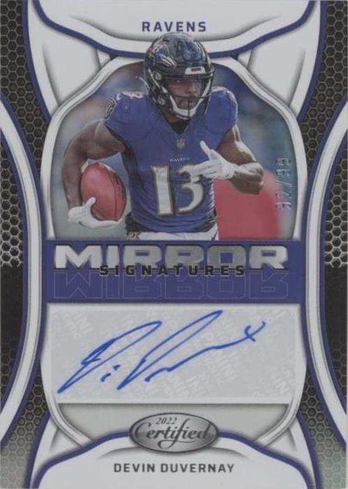 2022 Panini Certified - Mirror Signatures Devin Duvernay #MS-DDU /99 ...