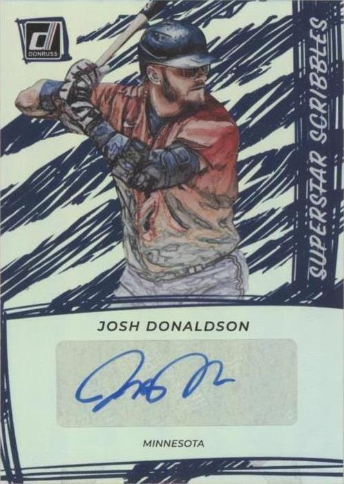 2022 Panini Donruss - Superstar Scribbles Josh Donaldson #SUP-JD (AU ...