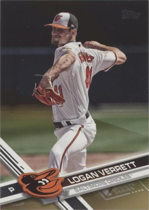2017 Topps Update Series - Logan Verrett #US138 Gold /2017 for sale ...