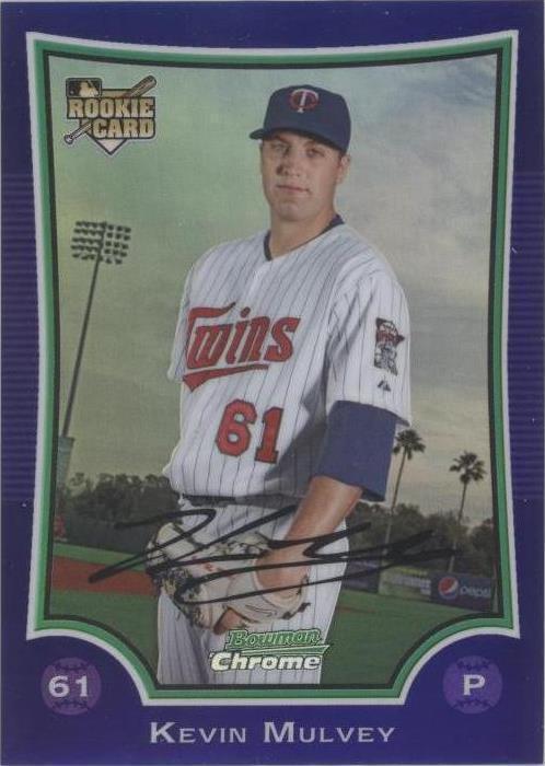 2009 Bowman Draft Picks & Prospects - Chrome Kevin Mulvey #BDP7 Purple ...
